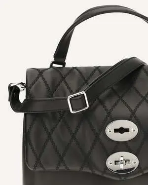 ZANELLATO Postina Tramè Leather Top Handle Bag