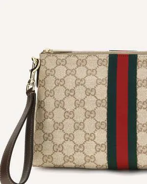 Gucci Small Gg Web Pouch