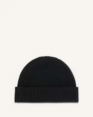 PARAJUMPERS Beanie In Ribbed Knit With Logo