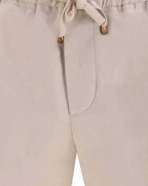 Brunello Cucinelli Cotton And Linen Blend Cargo Bermuda Shorts - Beige