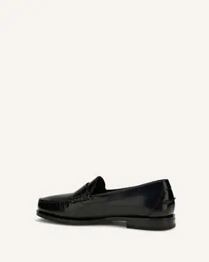 Santoni College A Novembre Patent Leather Loafers
