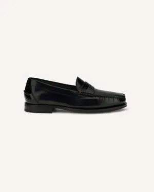 Santoni College A Novembre Patent Leather Loafers