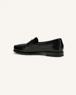Santoni College A Novembre Patent Leather Loafers