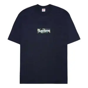 Supreme Fw23 Box Logo T-shirt - Navy