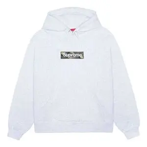 Supreme Fw23 Box Logo Hooded Sweatshirt - Ash Grey