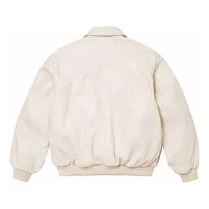 Supreme X Schott Hooded Leather Bomber Jacket