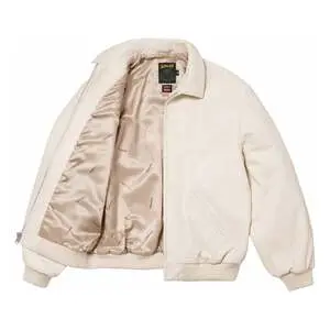 Supreme X Schott Hooded Leather Bomber Jacket