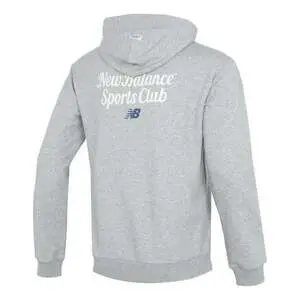NEW BALANCE Sportswear Hoodie Asia Sizing 'grey White