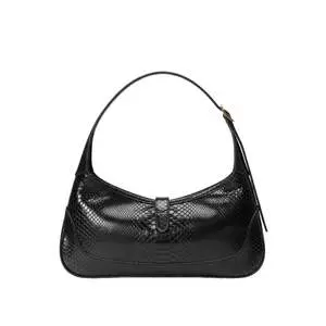 Gucci Jackie Slim Medium Shoulder Bag - Black