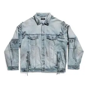 Balenciaga Oversized Studded Denim Jacket