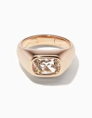 EMILY P. WHEELER Diamond Pinky Ring - Brown