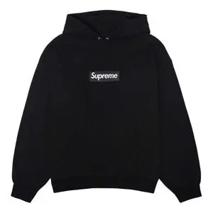 Supreme Fw23 Box Logo Hooded Sweatshirt - Black