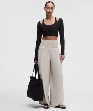 Lululemon 2-in-1 Wide-leg Jumpsuit - Downtown Tan