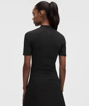 Lululemon Lightweight Mockneck Short-sleeve Shirt - Black