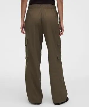 Lululemon Lululinen Mid-rise Cargo Pant - Olive Brown