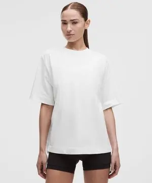 Lululemon Scuba Cotton Jersey T-shirt White