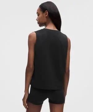 Lululemon Scuba Cotton Jersey Tank Top - Black