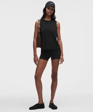 Lululemon Scuba Cotton Jersey Tank Top - Black