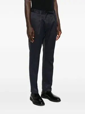 Herno Regular Trousers With Satin Finish - Blue