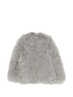 MARTHA LOUIS Shearling-effect Long Sleeve Jacket