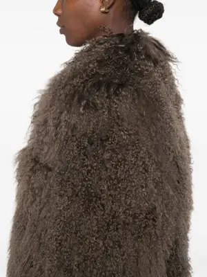 MARTHA LOUIS Shearling-effect Jacket