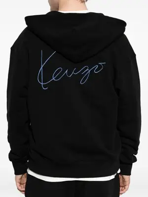Kenzo Logo Cotton Hoodie