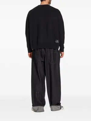 Y3 Wool Blend Crenwneck Sweater