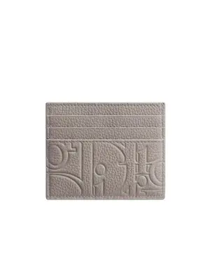 Dior Card Holder - Gray