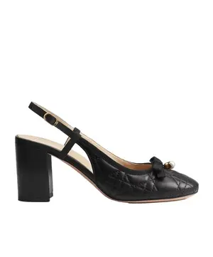 Dior Ballet Slingback Pump With Bow Detailing