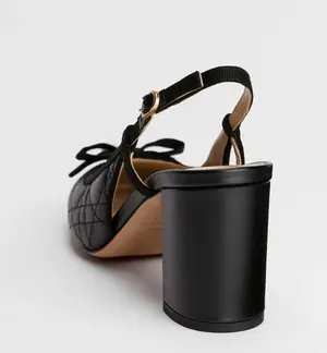 Dior Ballet Slingback Pump With Bow Detailing