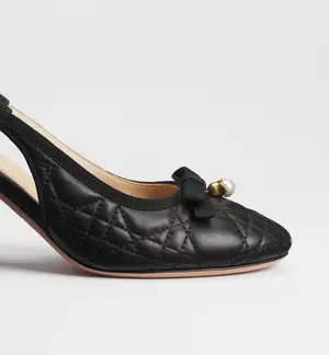 Dior Ballet Slingback Pump With Bow Detailing
