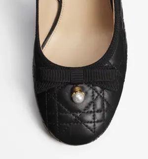 Dior Ballet Slingback Pump With Bow Detailing
