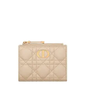 Dior Caro Dahlia Wallet - Nude