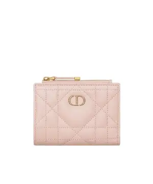Dior Caro Dahlia Wallet - Pink