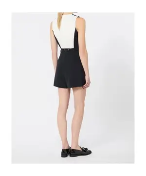 Max Mara Sleeveless Playsuit With Contrast Patchwork
