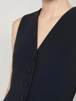 Max Mara Sleeveless Playsuit With Contrast Patchwork