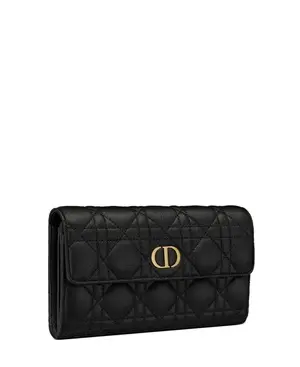 Dior Caro Orchid Long Wallet