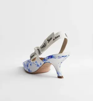 Dior Slingback Pumps With Ribbon Detailing
