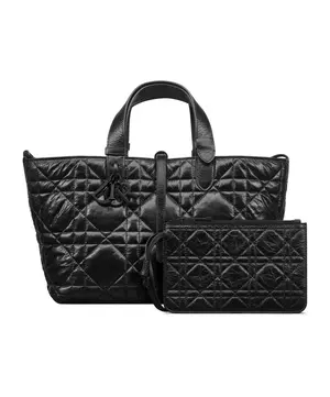 Dior Medium Cannage Quilted Tote Bag