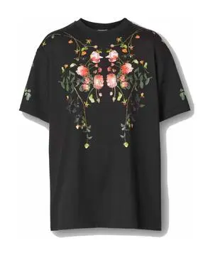 Burberry Rose Print Oversized T-shirt