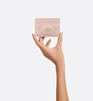 Dior Caro Freesia Card Holder