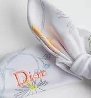 Dior Three-piece Swimsuit Set With Floral Print