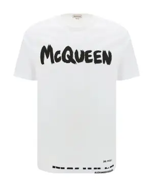 Alexander McQueen Logo Printed Crewneck T-shirt