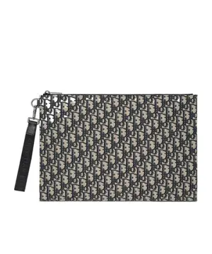Dior A4 Pouch - Beige/black