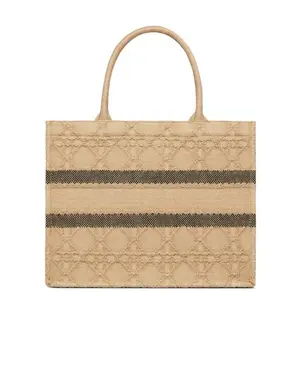 Dior Book Tote Medium Wine Coconut Handbag