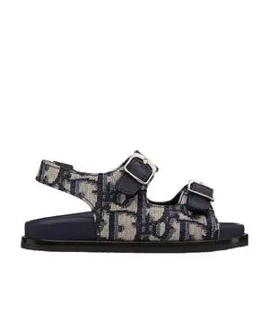 Dior Blue Oblique Printed Sandals