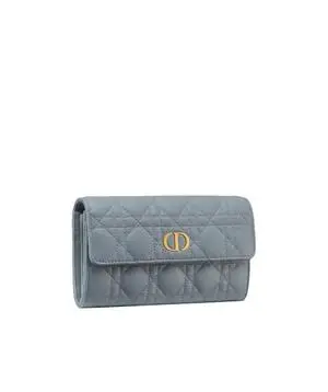 Dior Caro Wallet - Gray