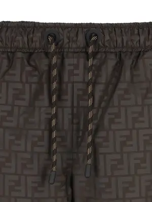 Fendi Ff Logo Tapered Track Pants
