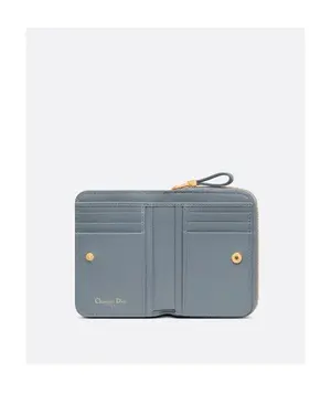 Dior Caro Compact Zipped Wallet