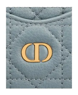 Dior Caro Compact Zipped Card Holder